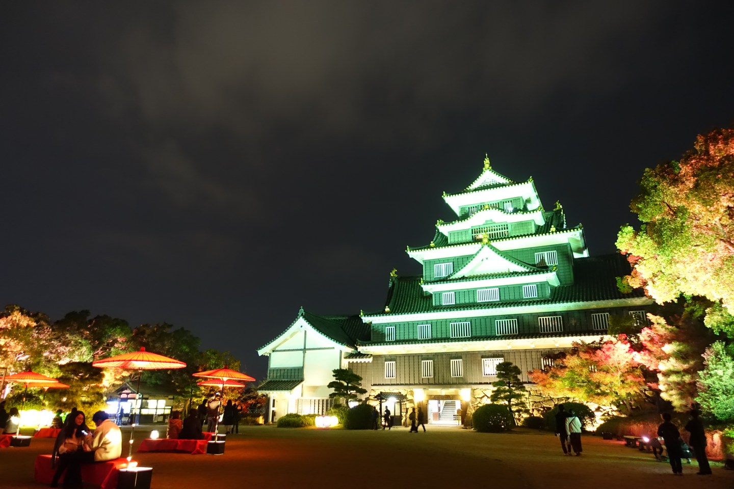 Okayama Castle and its Night Illumination – Japan's Wonders